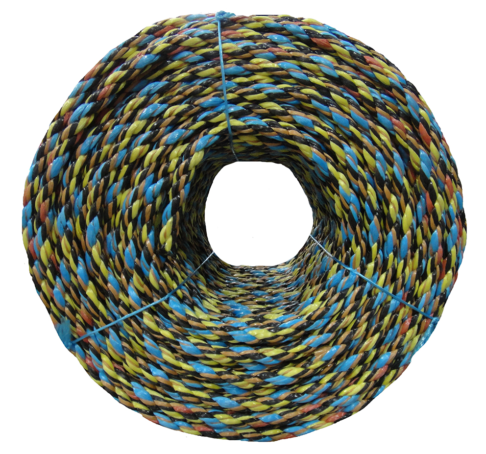 Timko Ltd - Polypropylene rope - 20mm Dia Blue x 220m Coil, 3 Strand ...