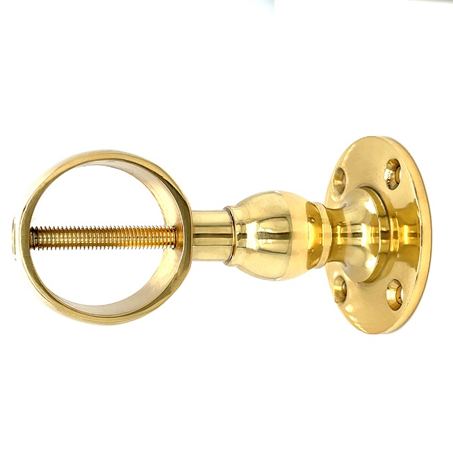 32mm Brass Centre Bracket Handrail Modern Patio Decking Rope Post ...