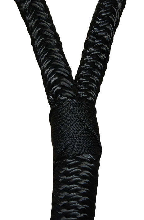Black Pre-Spliced Polyester Braided Dockline - 16mm (16mtr) - Timko Ropes