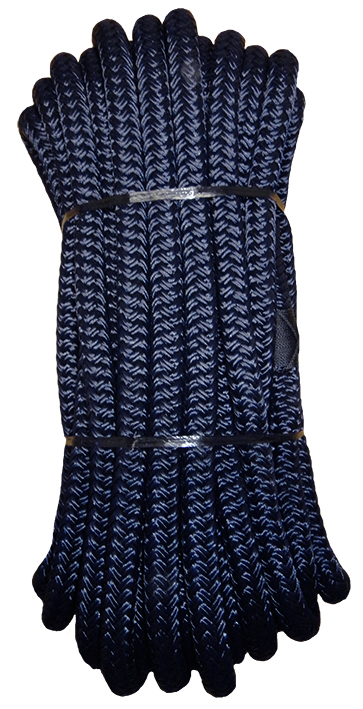 16mm Navy Blue Polyester Dockline 6m with Spliced Eye – Boat Mooring ...